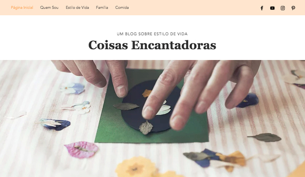 Templates de Blog Pessoal | Blog | Wix.com