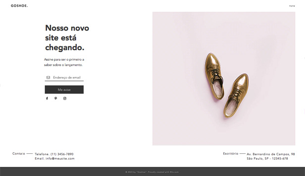 Modelo De Site Em Breve