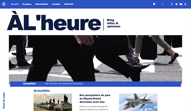 Templates de sites Actualités et Entreprise | Blog | Wix.com