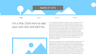Blank Website Templates | Wix.com